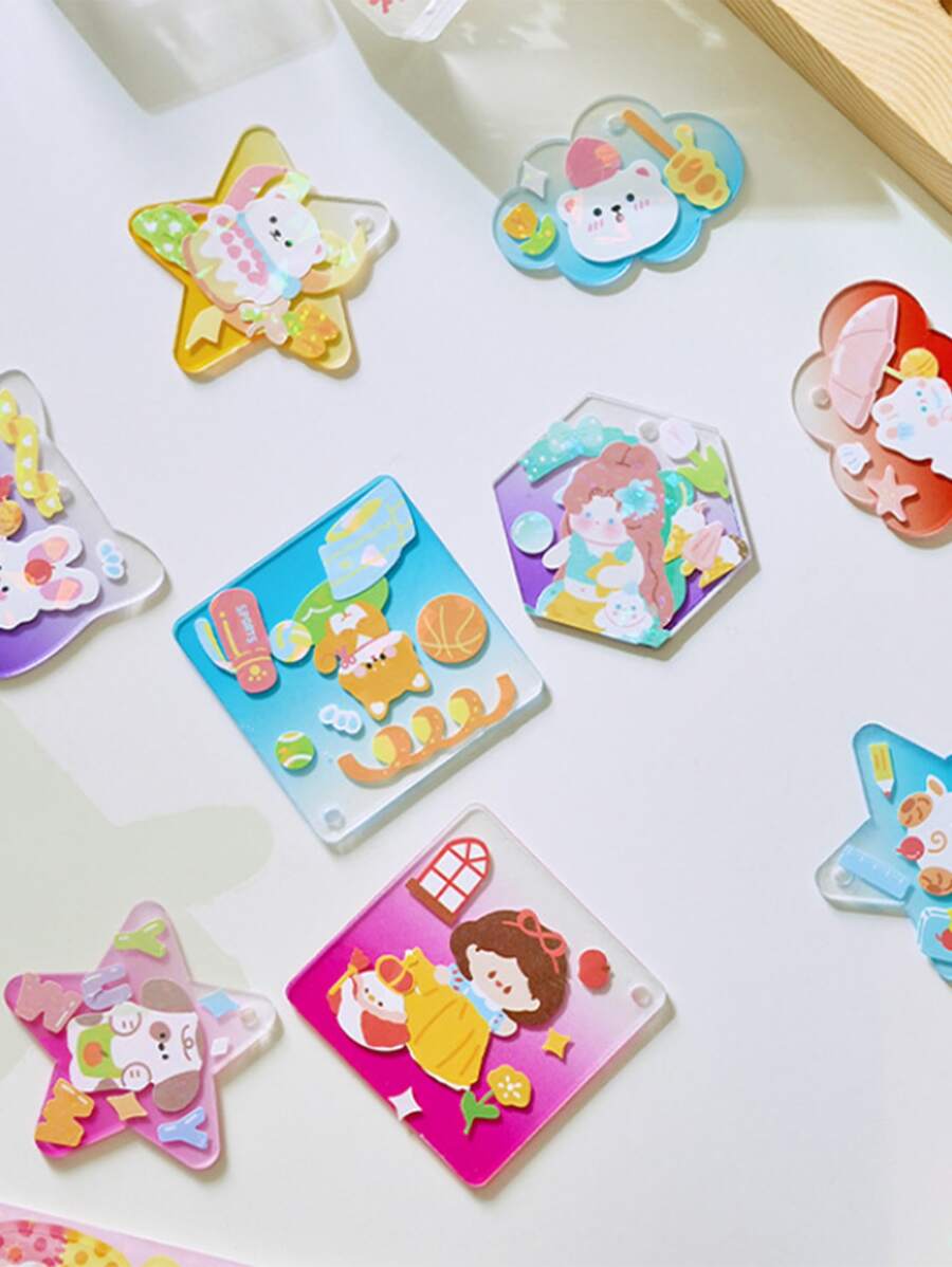 100pcs Gukak Sticker Collection Set, 100 Random Cartoon Waterproof ...