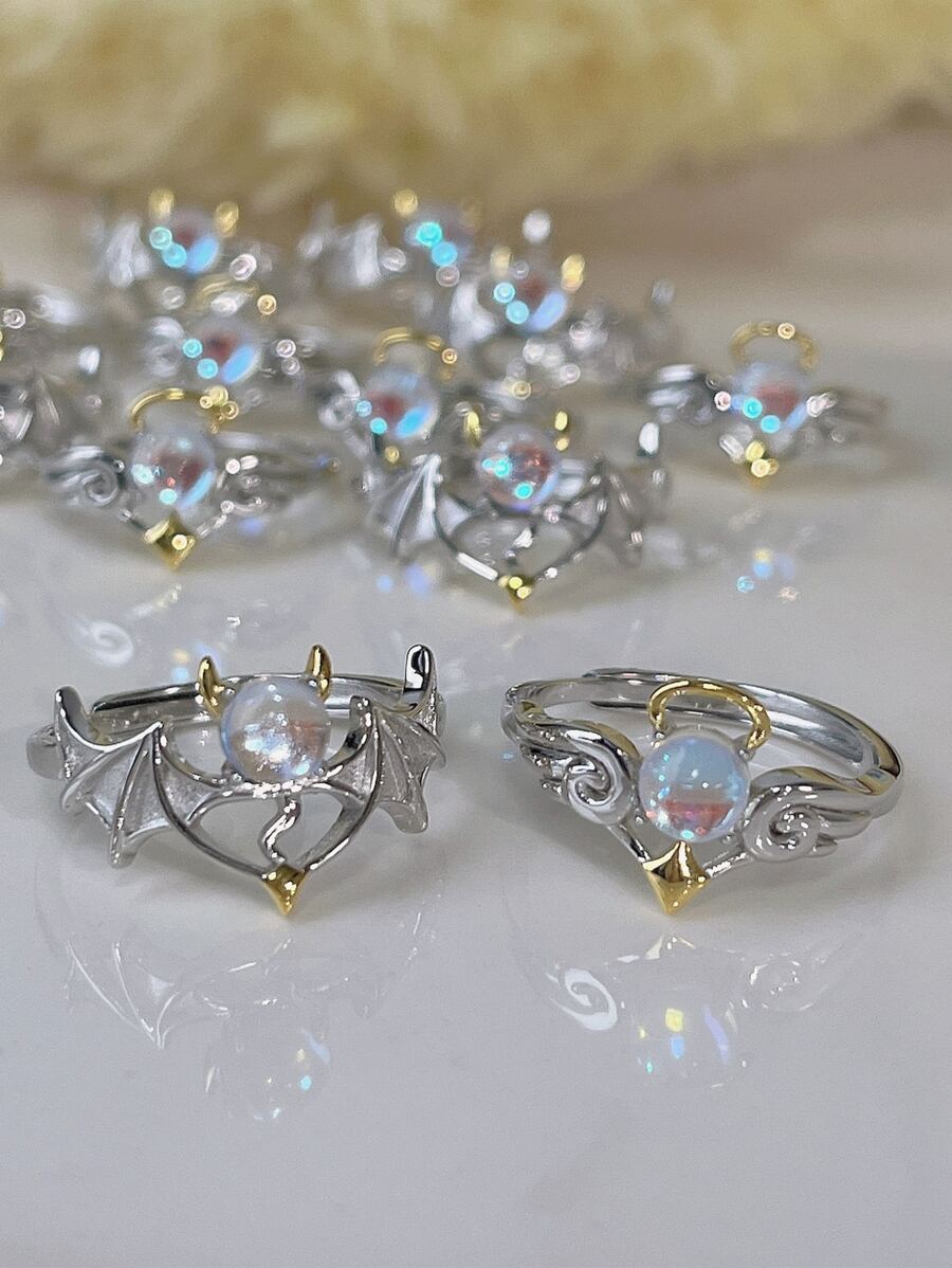 Halloween Angel & Demon Ring | SHEIN USA
