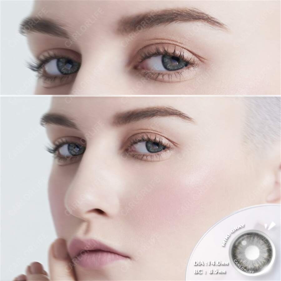 Lentilles De Contact De Couleur Eyeshare Miki À Petit Diamètre Jetables ...