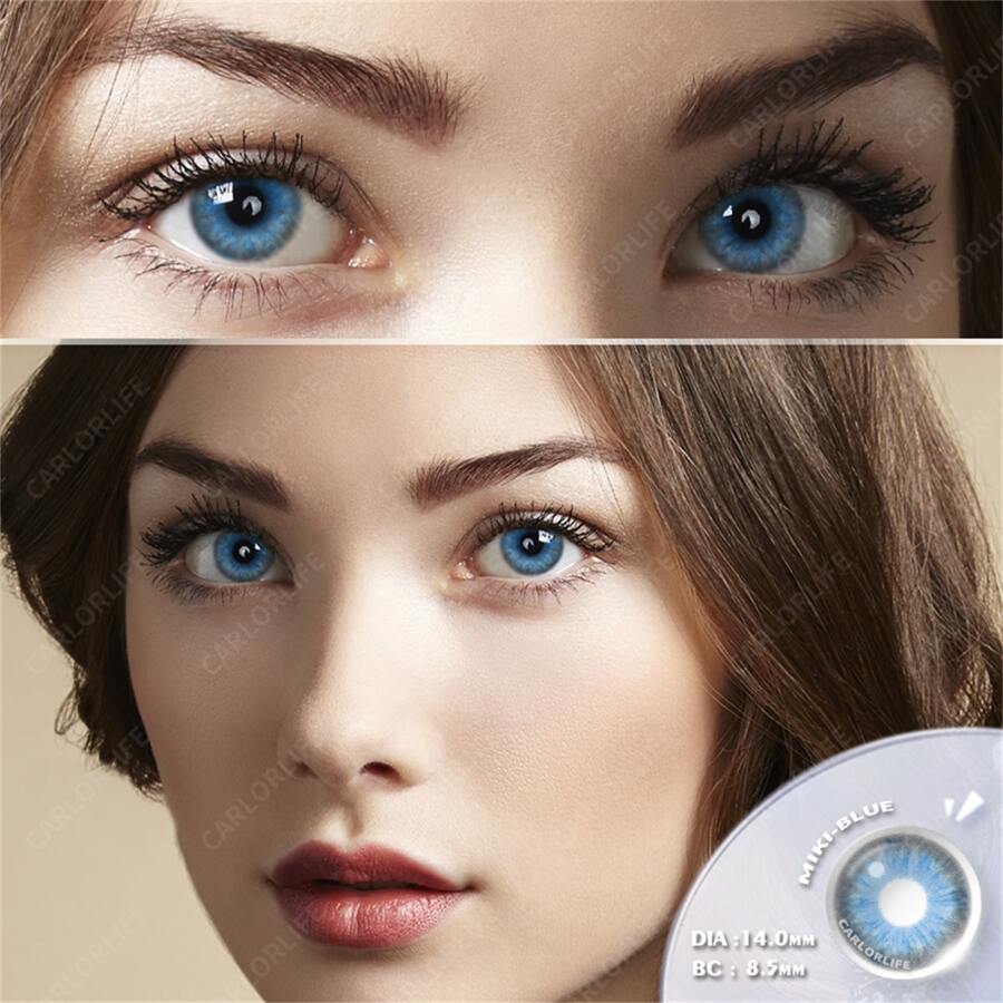 Lentilles De Contact De Couleur De Grandissement Des Yeux Eyeshare 1 ...