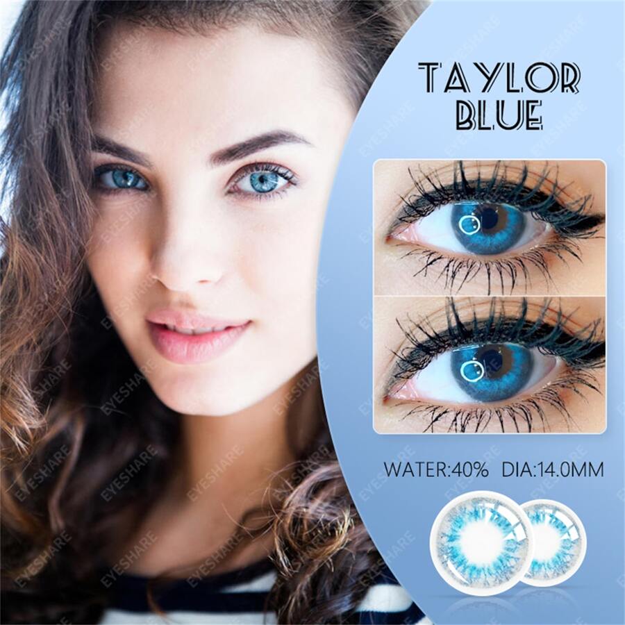 EYESHARE Enlarge Eye Color Contact Lenses 1 Pair Eye Lens Annual ...