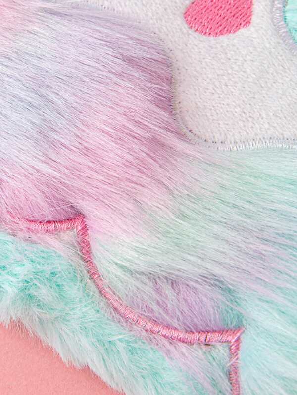 1pc Plush Notebook A4 Size Color Changing Student Diary Journal High ...