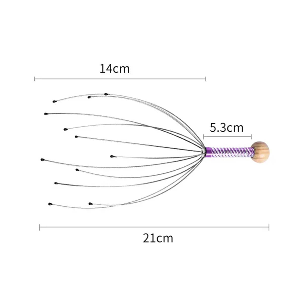 Relax And Rejuvenate With This Silver Octopus Head Massager - Soul ...