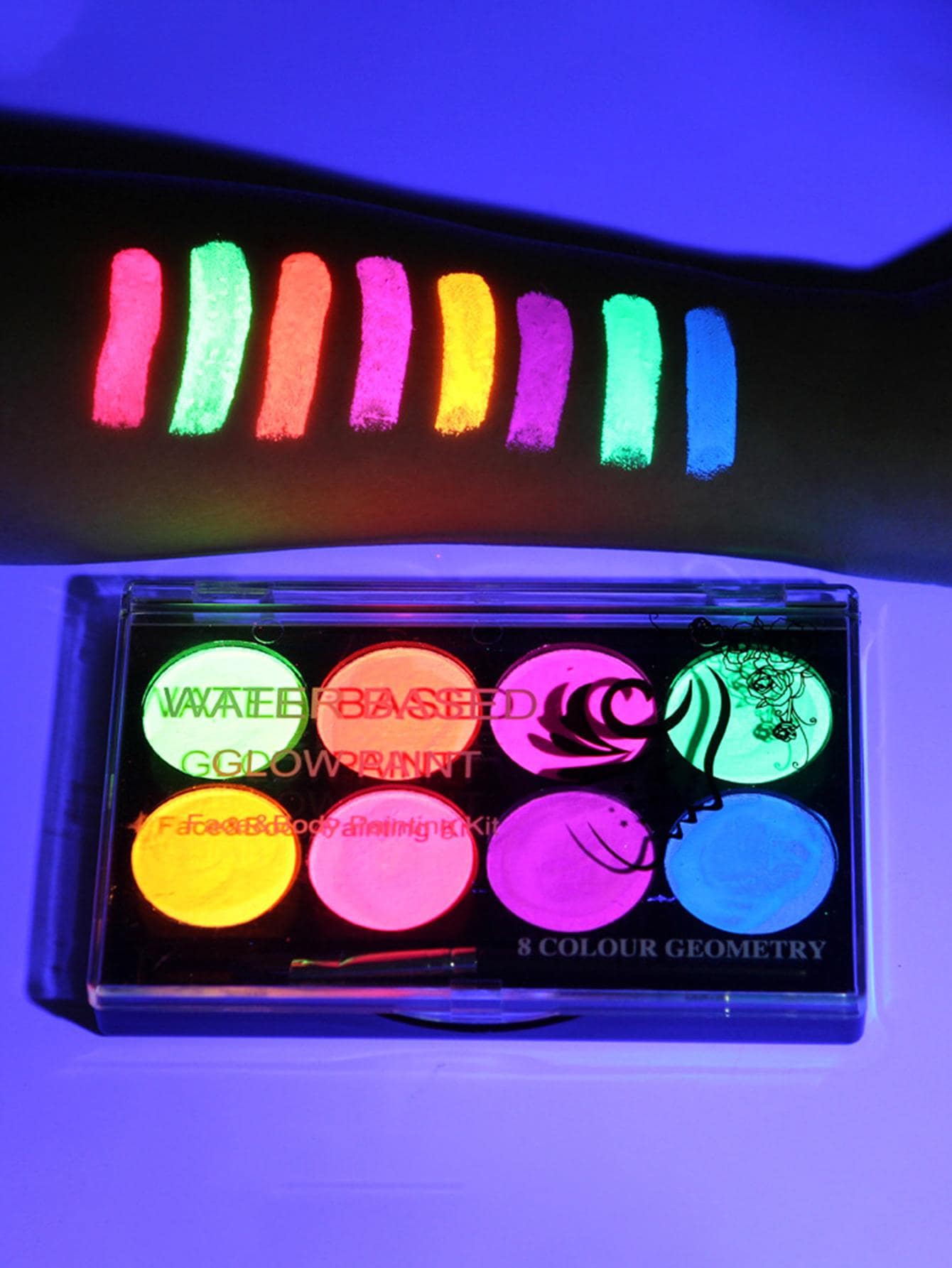 Oil-based 8 Colors Face Painting Makeup For Body Painting, Fluorescent ...