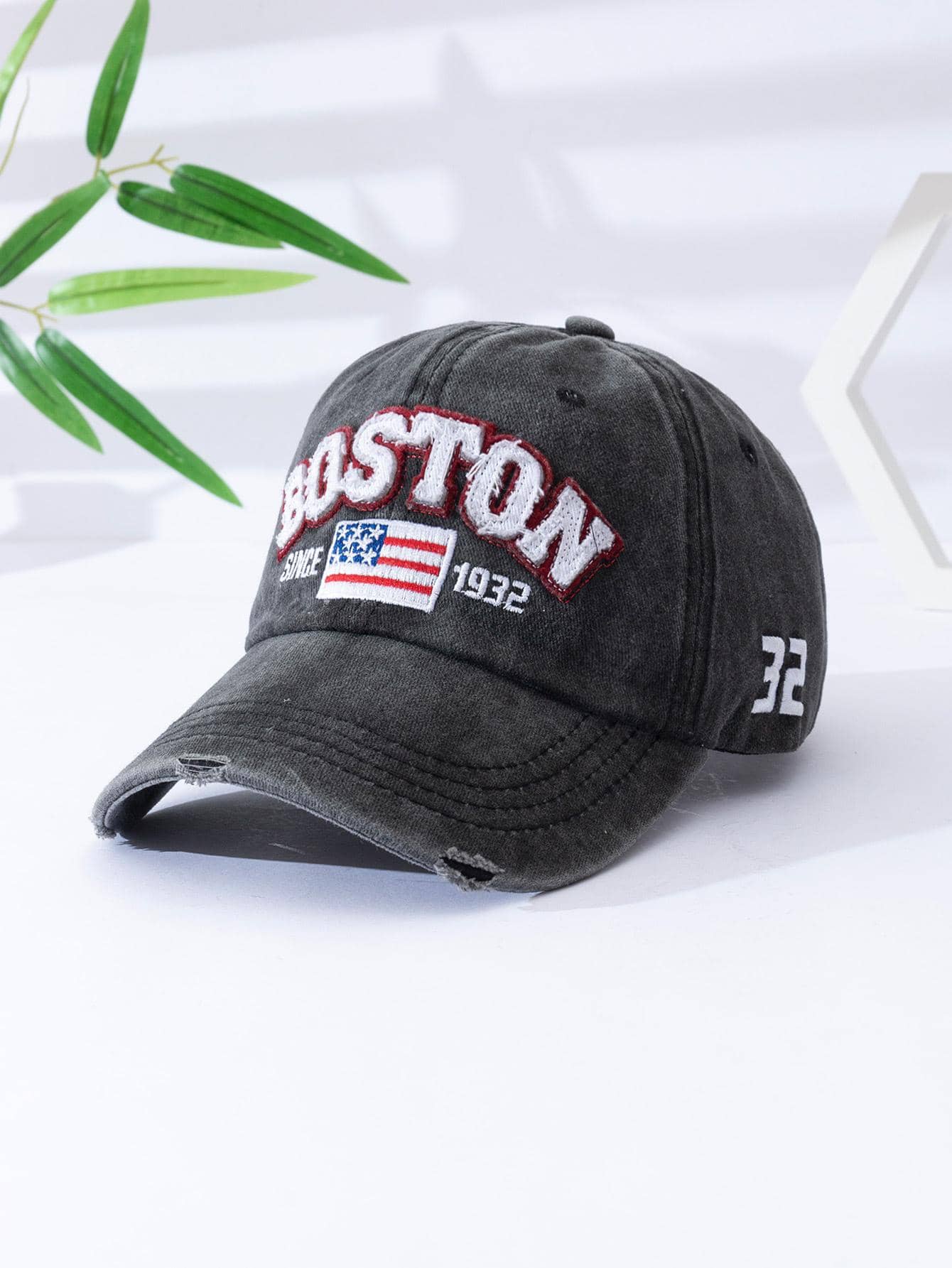 1pc Vintage Black Baseball Cap For Men, American Classic Trucker Hat ...