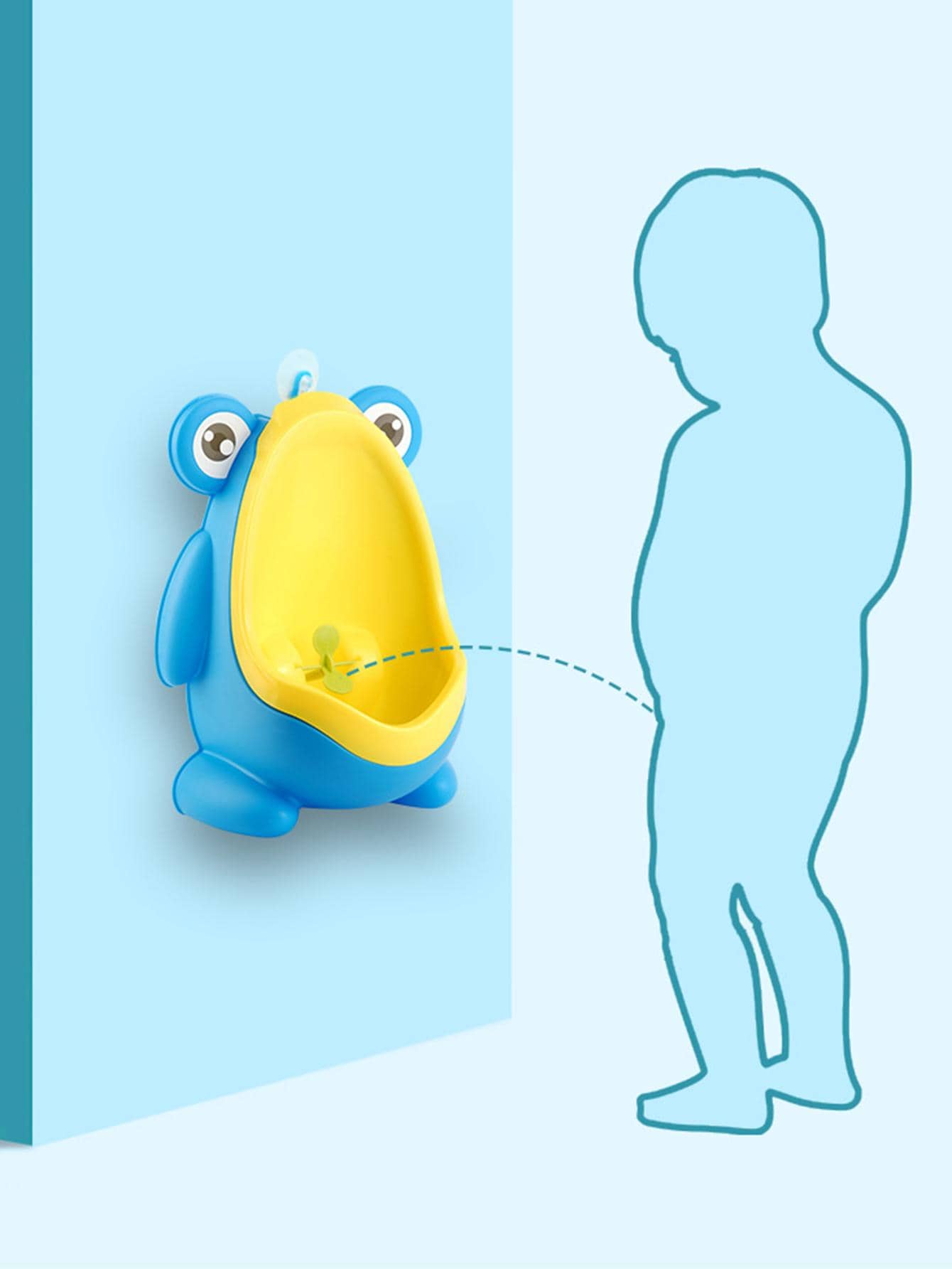 1pc Baby Boys Stand Up Urinal, Hanging Wall Type Portable Urinal ...