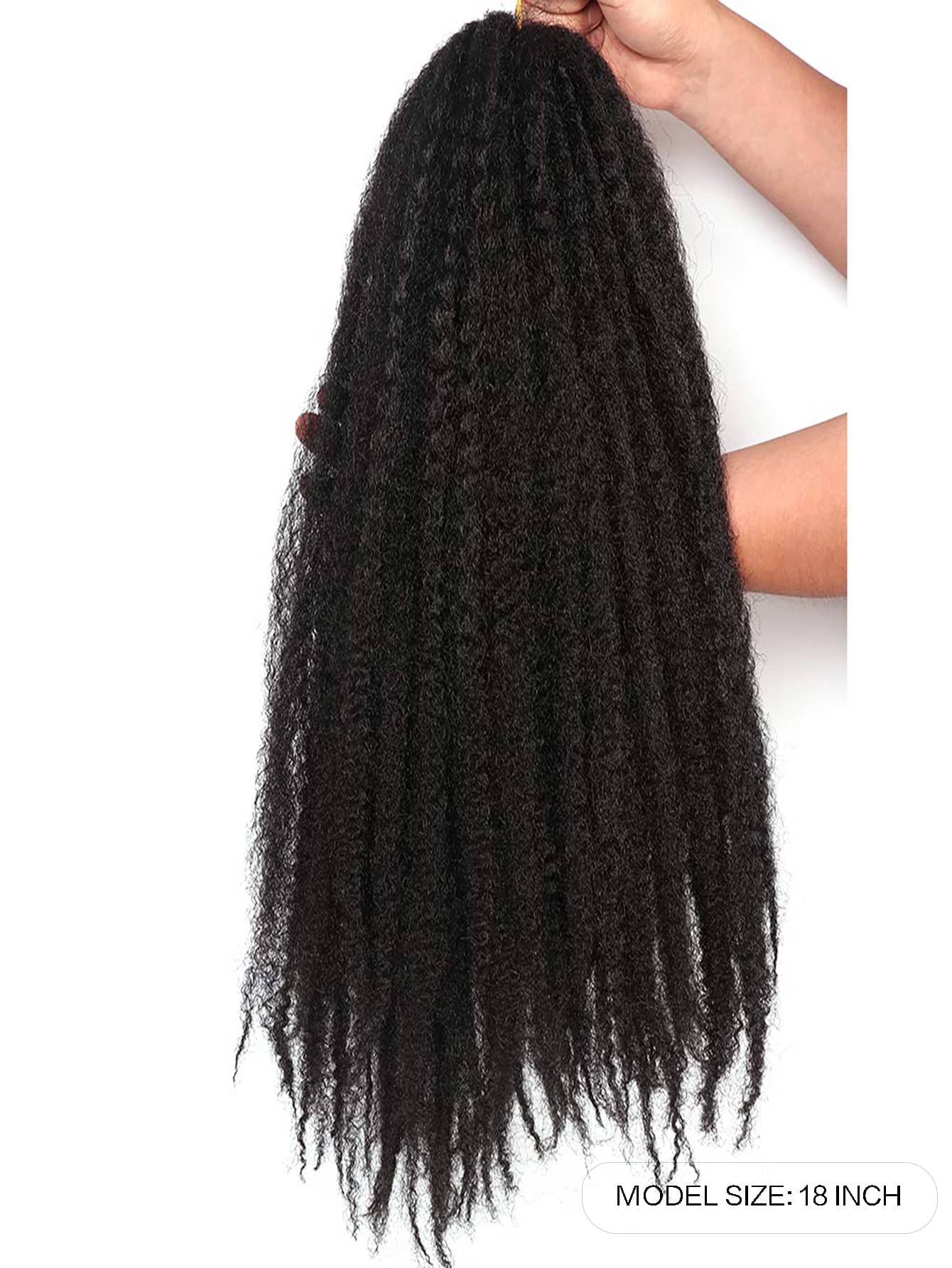 1 Pack Marley Twist Braiding Hair 18 Inch Marley Hair Crochet Braids ...