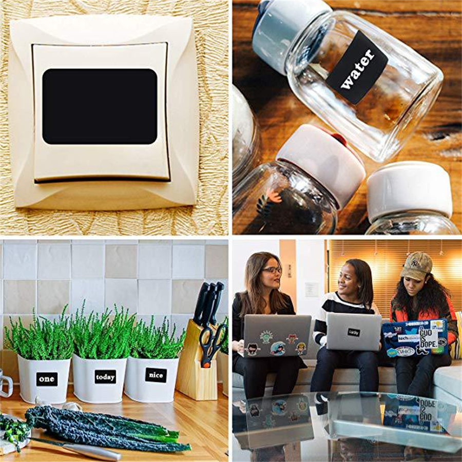 1pc Roll Label Sticker, Black Color, Made Of Kraft Paper, For Baking ...