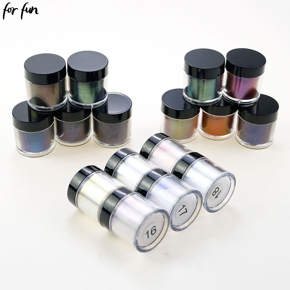 1 Bottle 5g Color Changing Powder Diy Nail Art Pigment Resin Craft ...