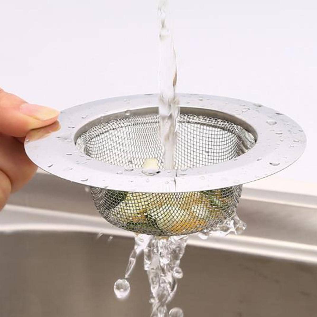 A stainless steel kitchen sink filter screen, stainless steel anti ...