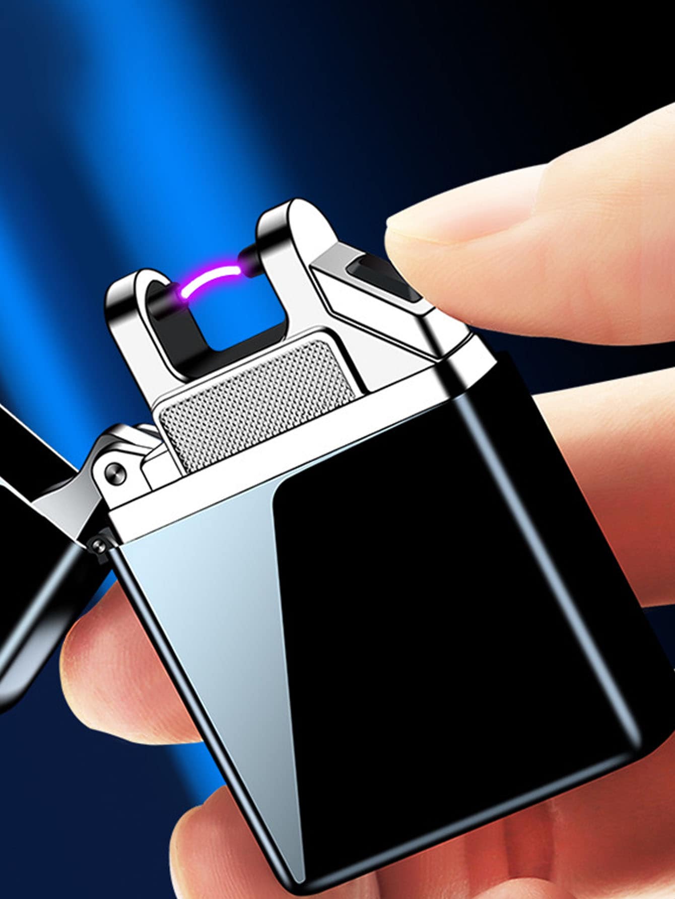 Charging dual arc lighter USB single arc metal | SHEIN USA