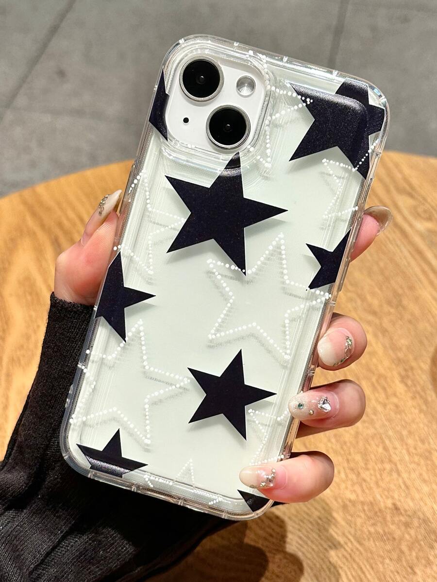 Star Pattern Phone Case Compatible With iPhone 15/15Pro/15Plus/15Promax | SHEIN UK