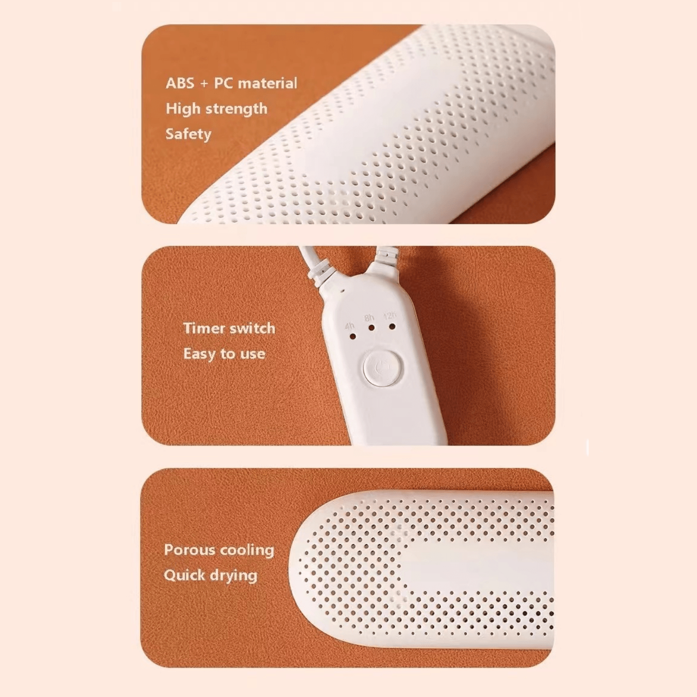 1pc Electric Shoe Dryer Multifunctional Shoe Dryer For Adults, Portable ...