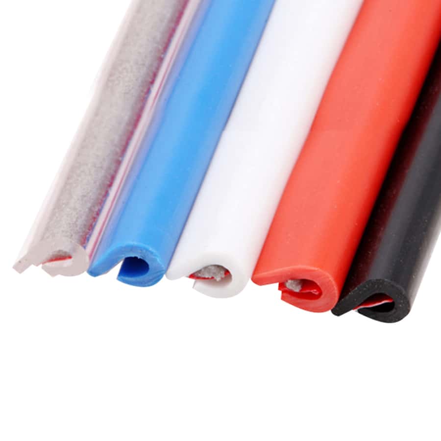 5m U-shape Rubber Car Door Edge Seal Strip Protector Against Scratches ...