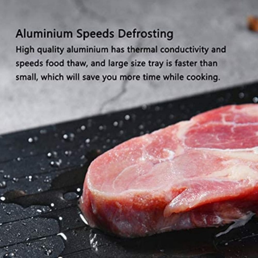 7-Piece Set Defrosting Tray for Frozen Meat Rapid and Safer Way of ...