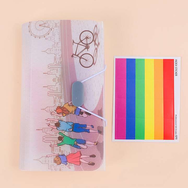 13 a6 waterproof mini organ office receive bag paper clip multilayer ...