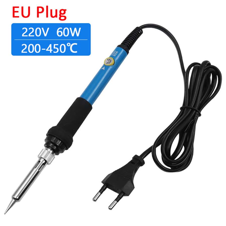 Eu Plug 220v 60w Adjustable Temperature Electric Soldering Iron | SHEIN USA