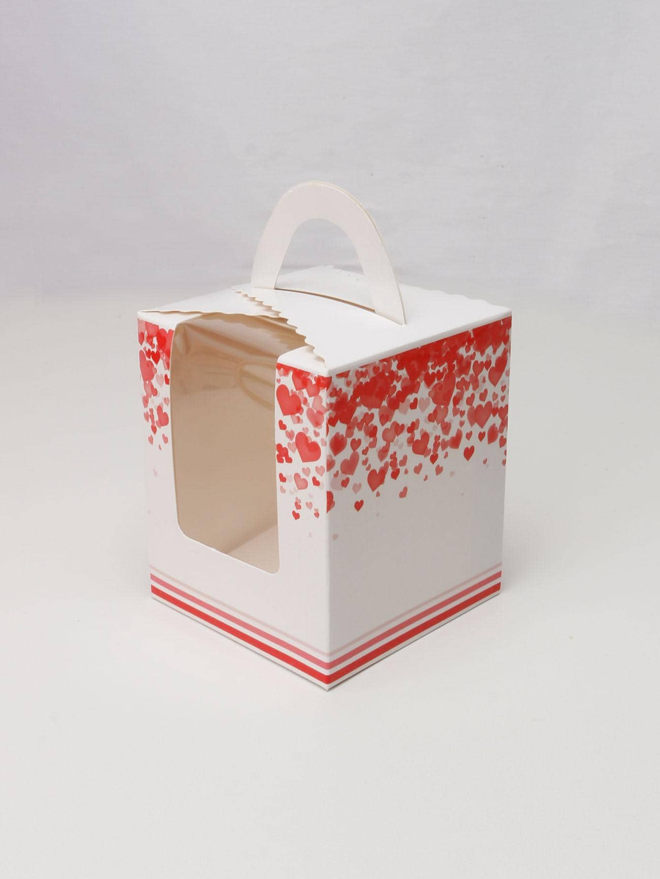 1 Grid Muffin Box, Foldable Paper Cups And Egg Tart Packaging Box For ...