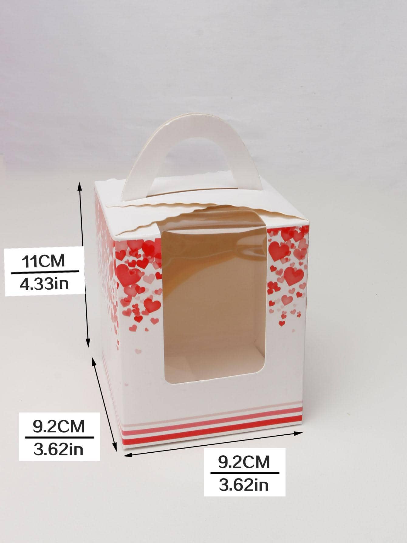 1 Grid Muffin Box, Foldable Paper Cups And Egg Tart Packaging Box For ...