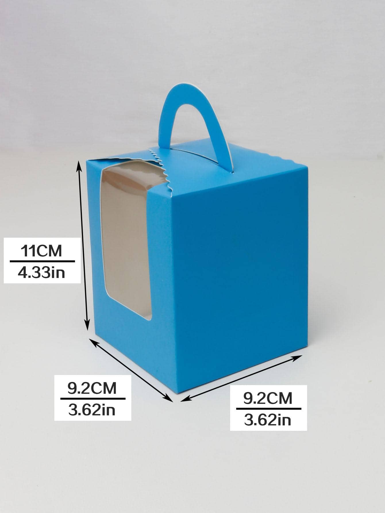 Baking Cups Cake Packaging Box With Transparent Window For Egg Tart ...