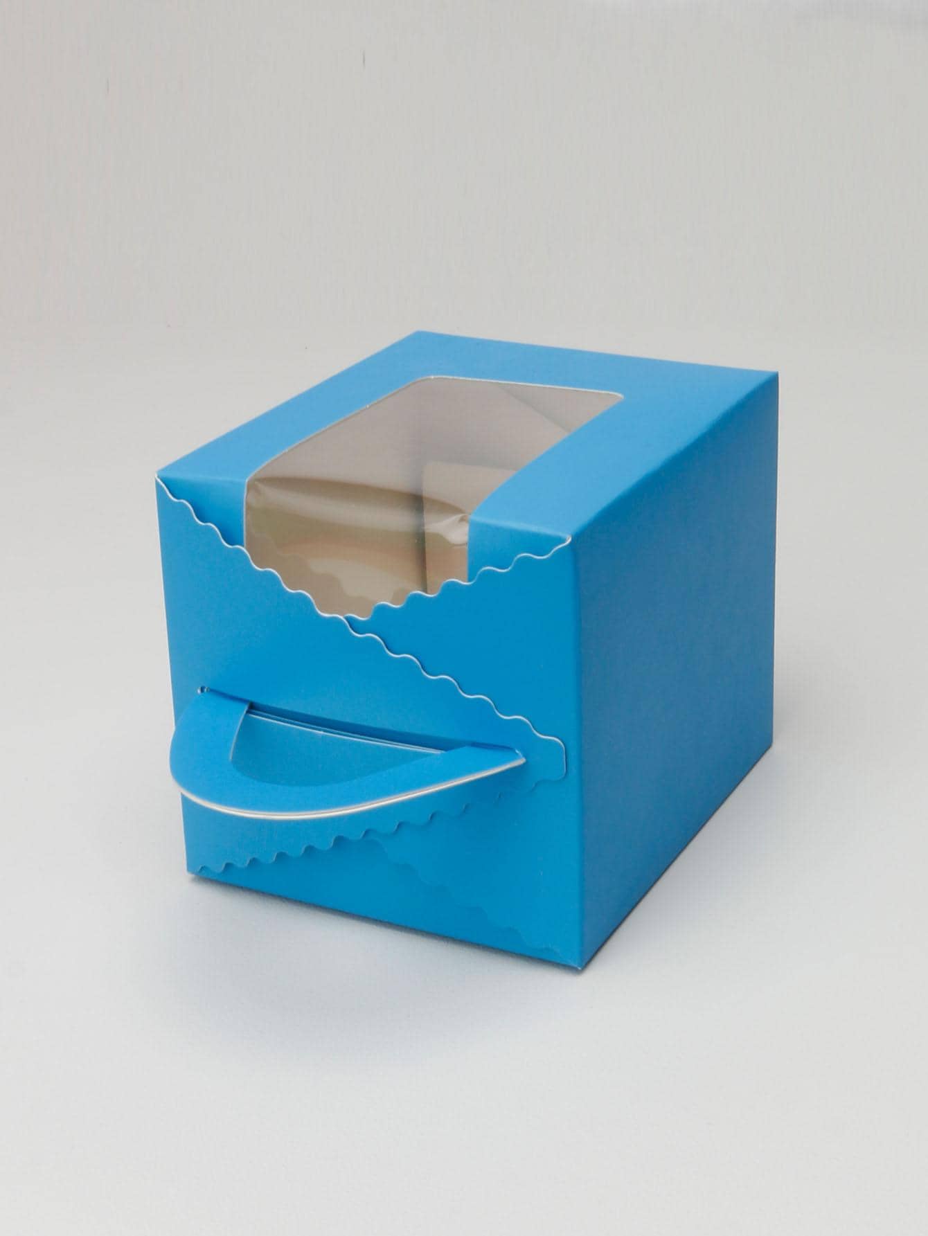 Baking Cups Cake Packaging Box With Transparent Window For Egg Tart ...