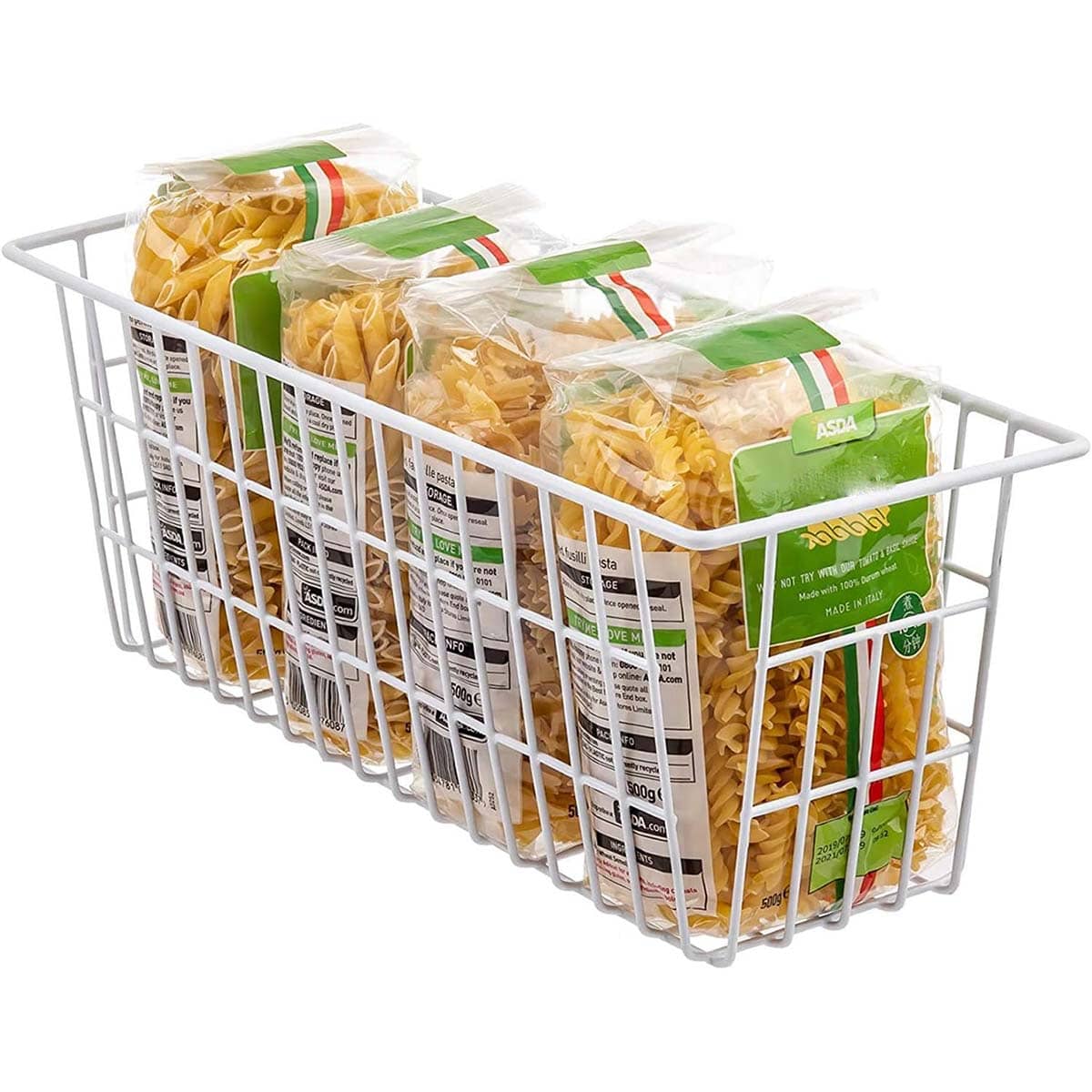 Freezer Baskets, Set of 4 Farmhouse Metal Wire Basket Freezer Storage ...