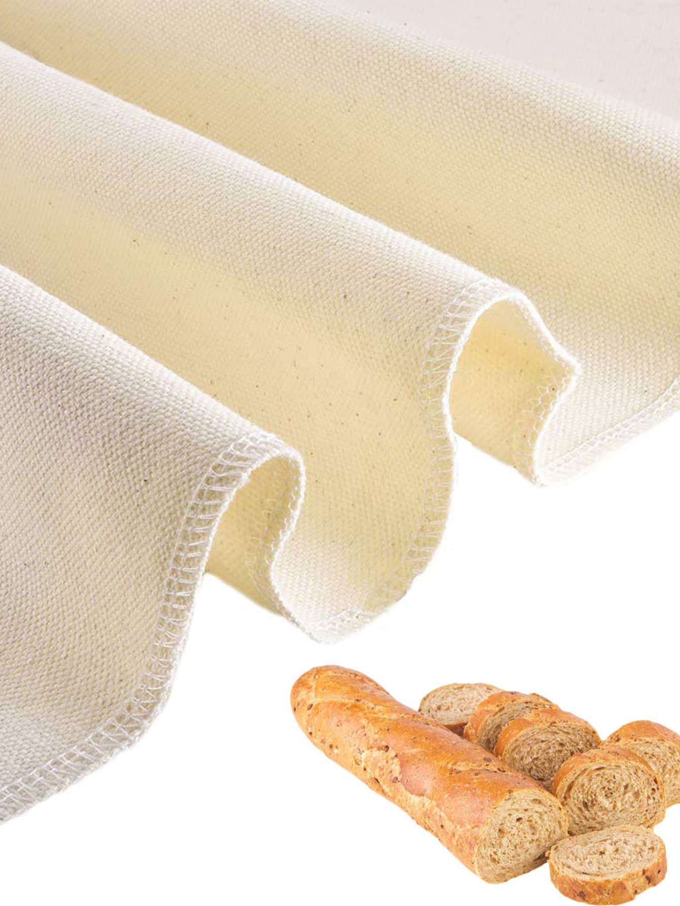 1pc Professional Bakers Couche, Heavy Duty Linen Pastry Proofing Cloth ...