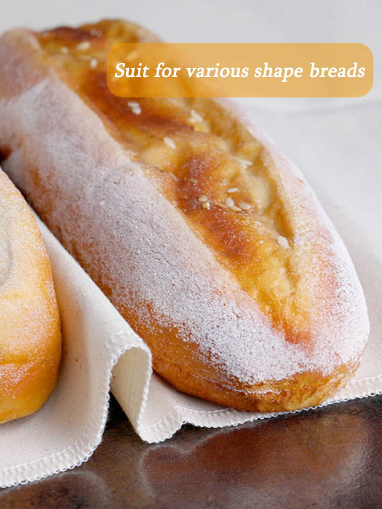 1pc Professional Bakers Couche, Heavy Duty Linen Pastry Proofing Cloth ...