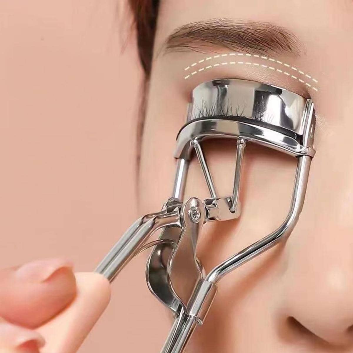 1pc Durable Curled Eyelash Curler, Elastic Lash Curler, Beginner Makeup ...