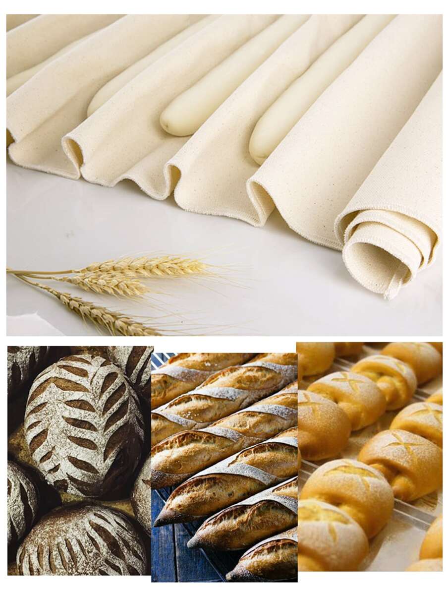 1pc Professional Bakers Couche, Heavy Duty Linen Pastry Proofing Cloth ...