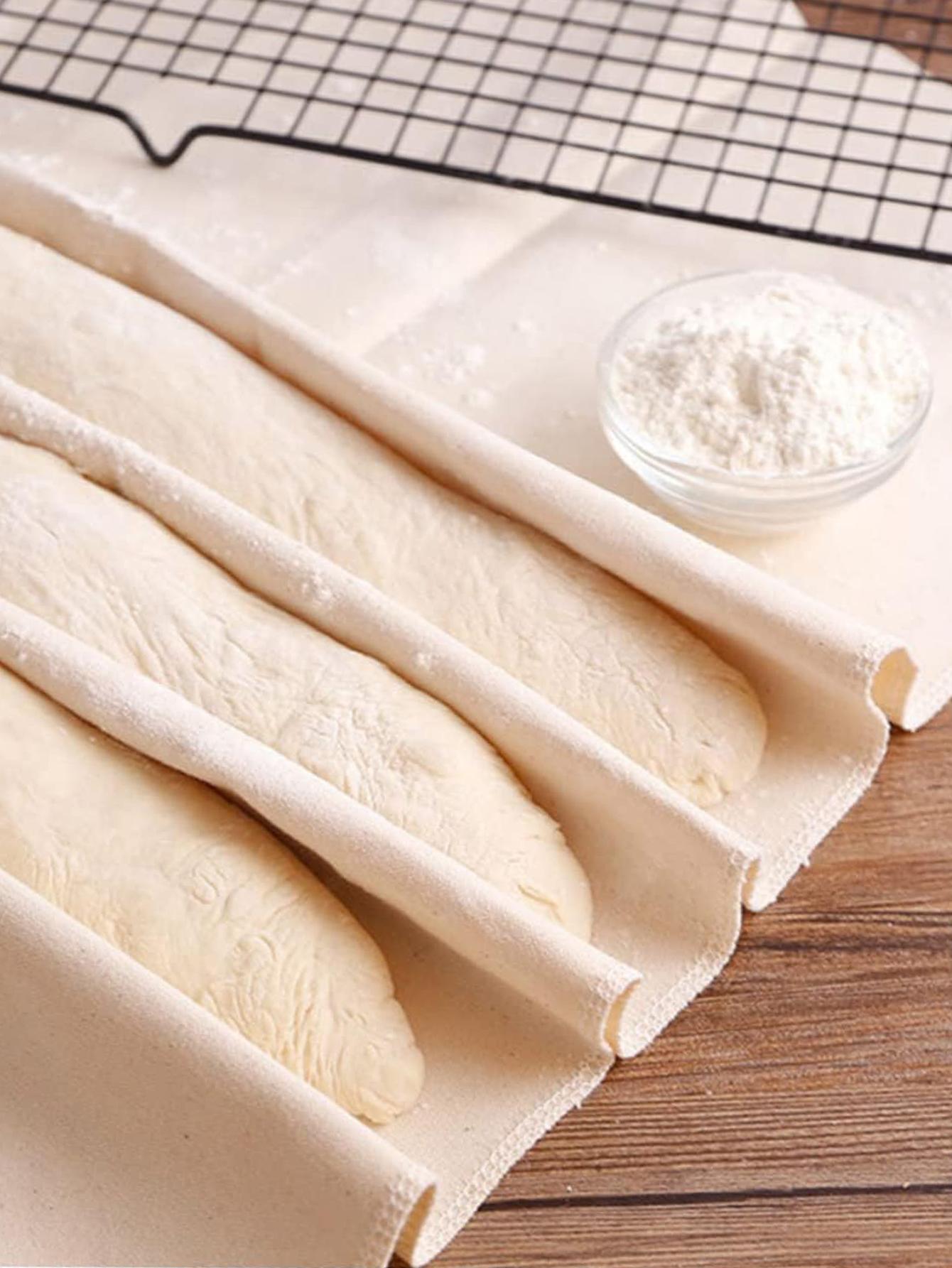 1pc Professional Bakers Couche, Heavy Duty Linen Pastry Proofing Cloth ...