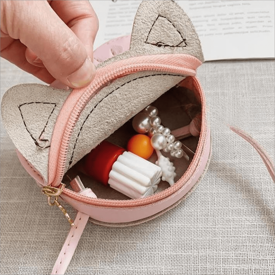 Cute Cartoon Cat Shaped Mini Bag, Shoulder Bag Or Crossbody Bag For ...