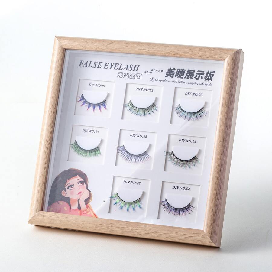 1pc Simple Style Acrylic Eyelash Display Book, Premium Display Board ...