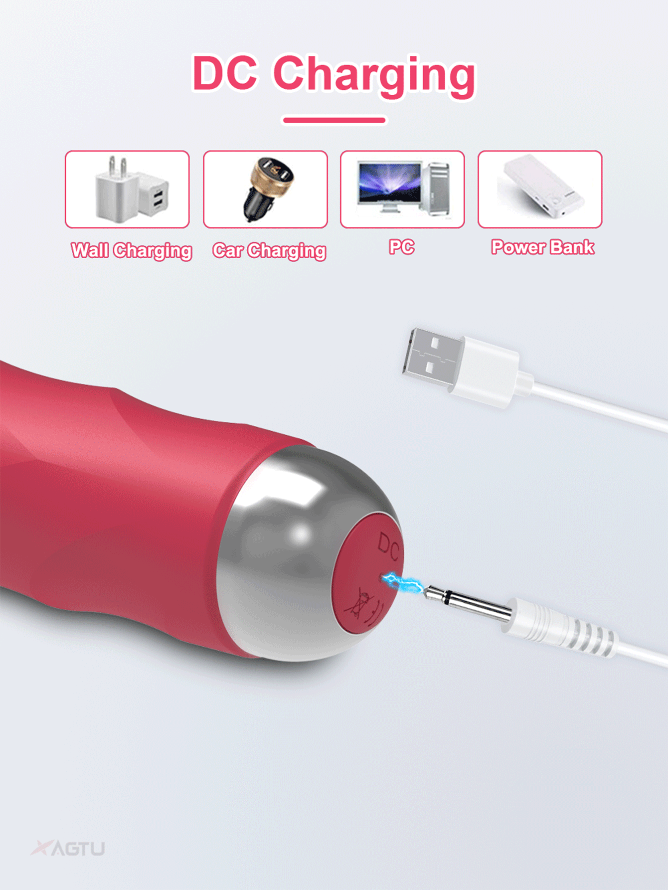 Personal Body Vibrator G Spot Anal Stimulation Waterproof Handheld