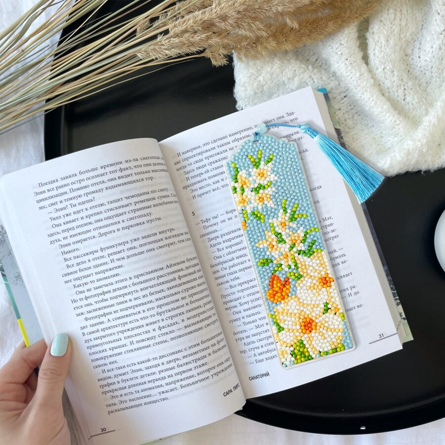 4pcs Diy Diamond Painting Bookmarks, Seasonal Theme, Learning ...