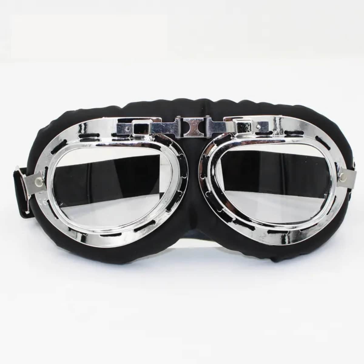 Retro Pilot Goggles Windproof Motorcycle Protective Gear Vintage Lens ...