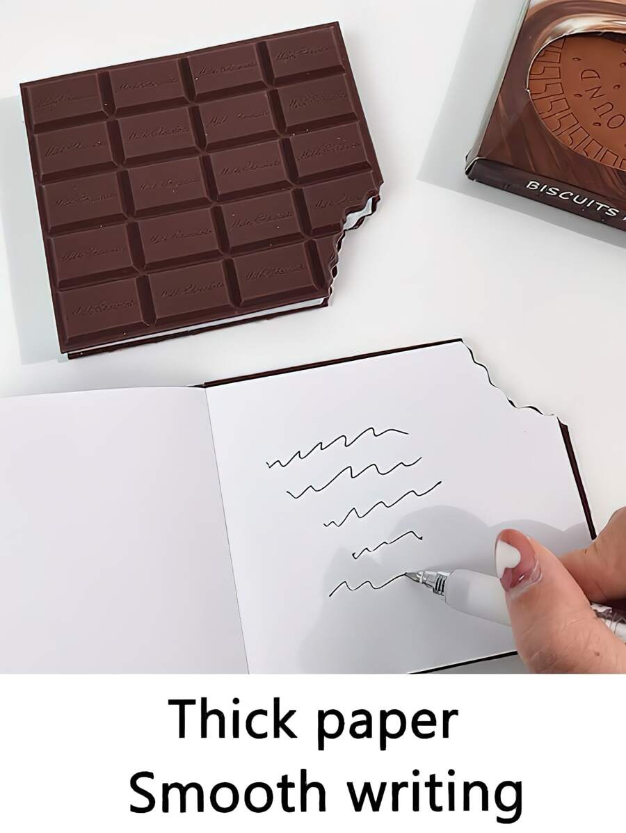 Milk Chocolate Memo Pad Portable 80 Pages Note Book Paper Notepad ...