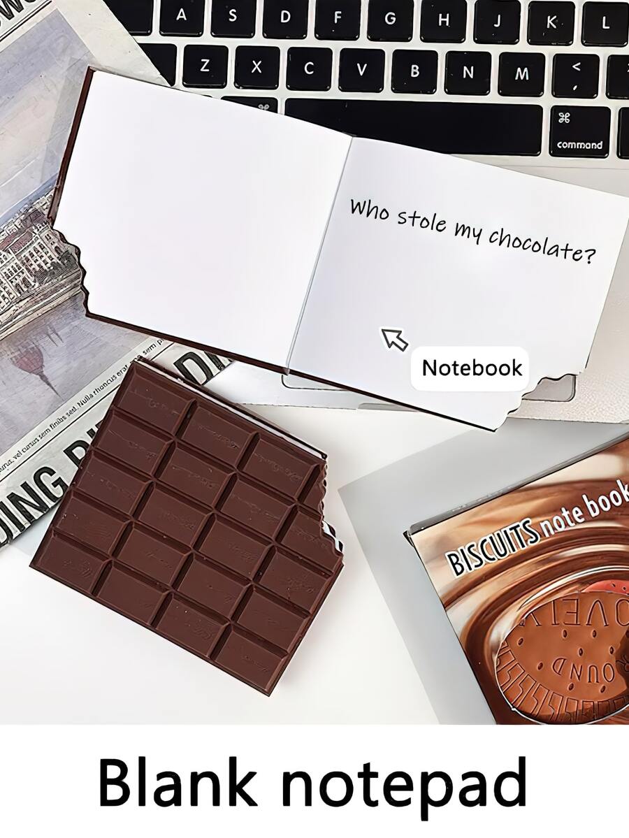 Milk Chocolate Memo Pad Portable 80 Pages Note Book Paper Notepad ...