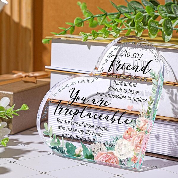 Heart Acrylic Sign in Loving Memory of Loved One Wedding Memorial Table ...