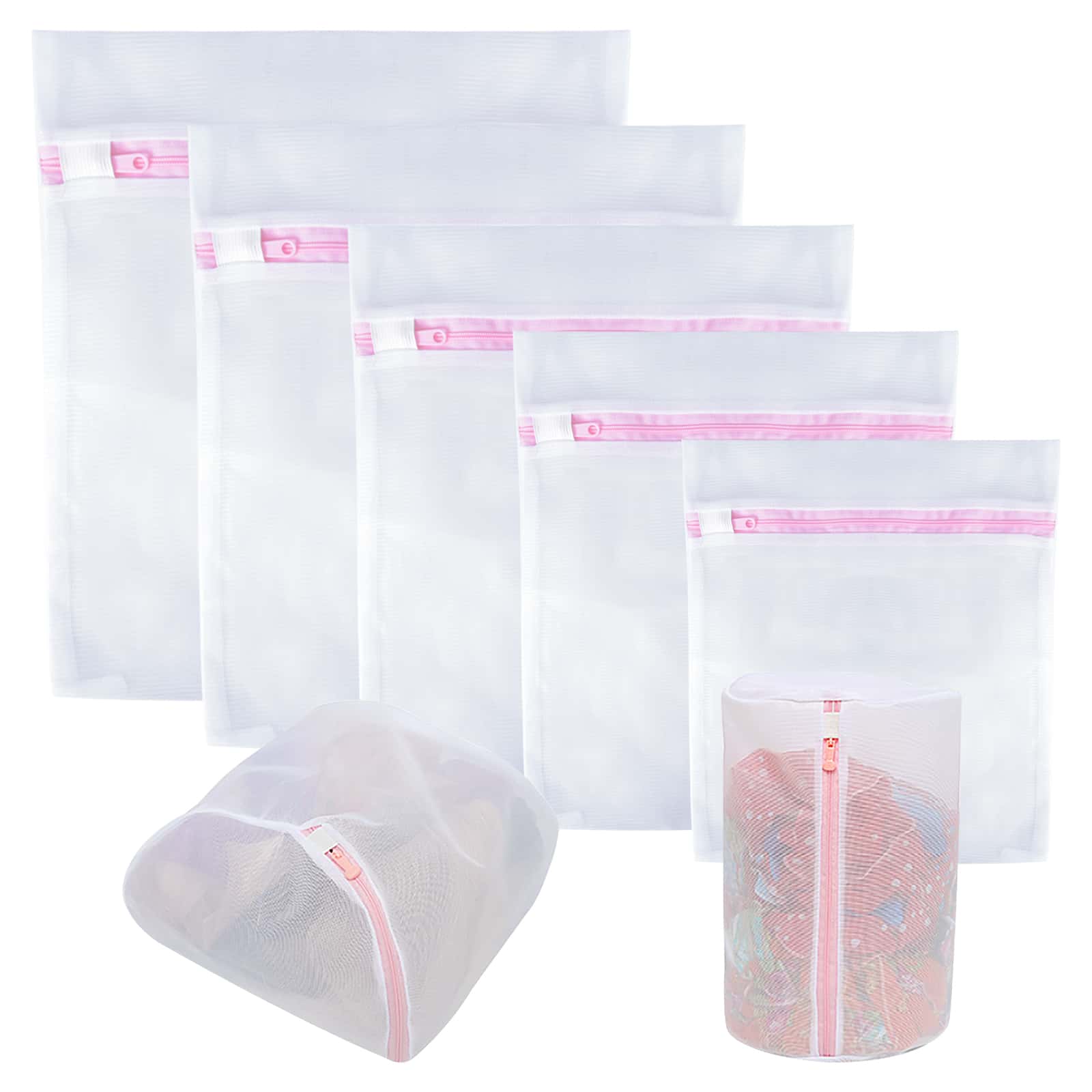 Laundry Net for Washing Machine, 7 Pieces Mesh Laundry Bags Set with ...