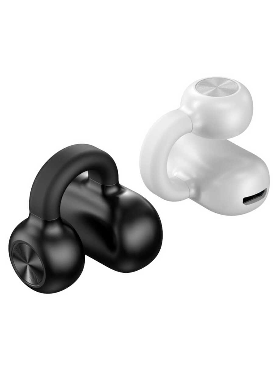 Wireless Ear Clip Bone Conduction Headphones, Open Sport Bone ...