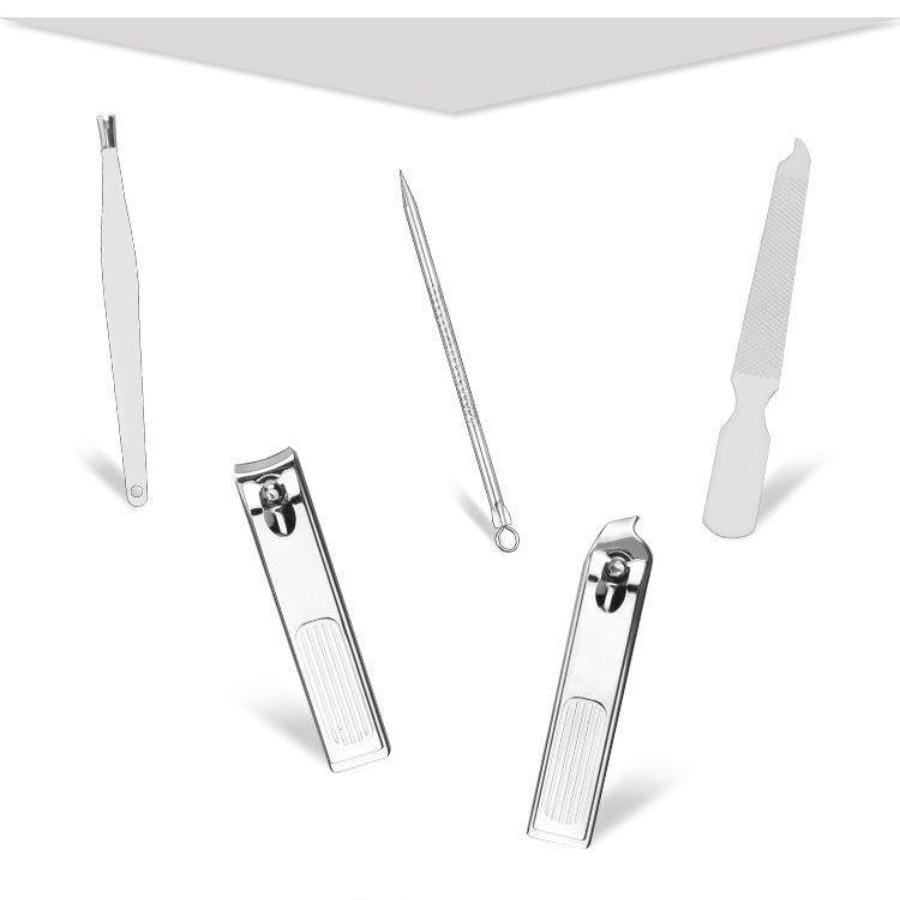 High-end Manicure Tool Set With Folding Bag, Portable Nail Clippers ...