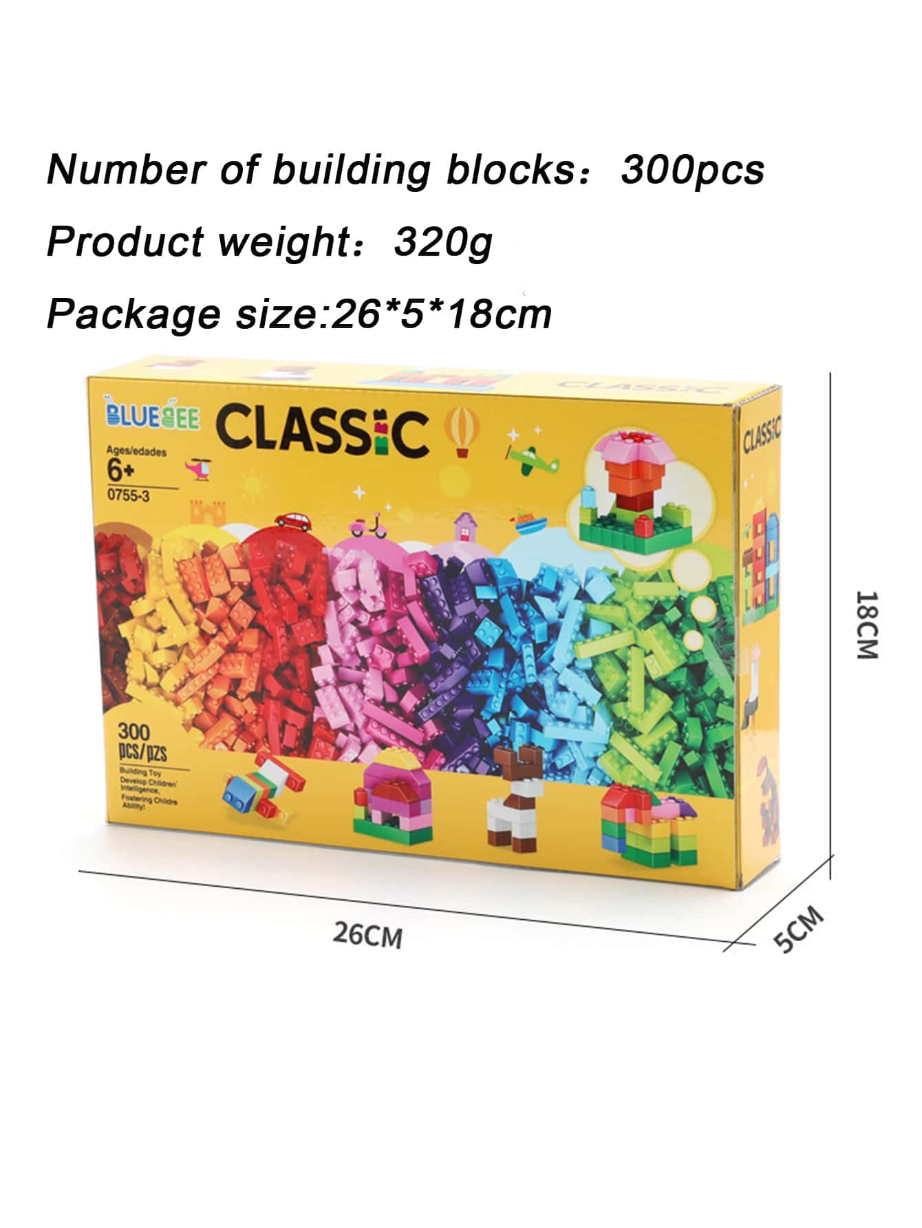 1box/300pcs Small Building Blocks Toy | SHEIN EUR