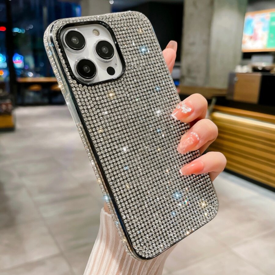 Rhinestone Decor Phone Case | SHEIN USA