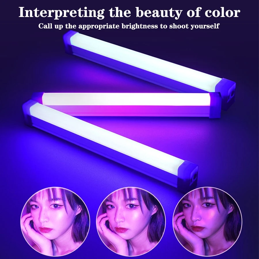 Led RGB Night Light Photography Fill Light Colorful Atmosphere Lamp ...
