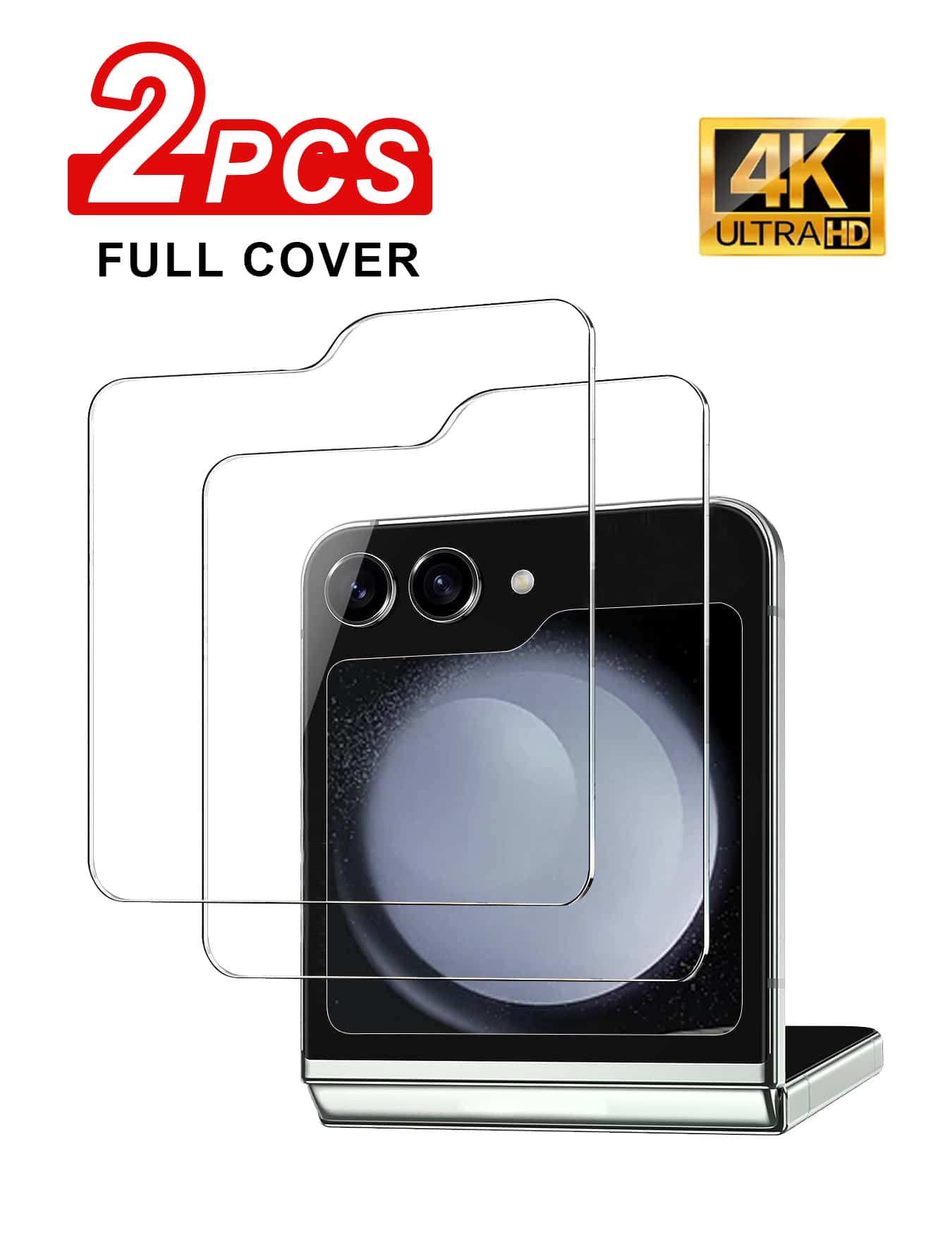 Screen Protector Compatible With Samsung Z Flip 5, 2 Packs Back Screen ...