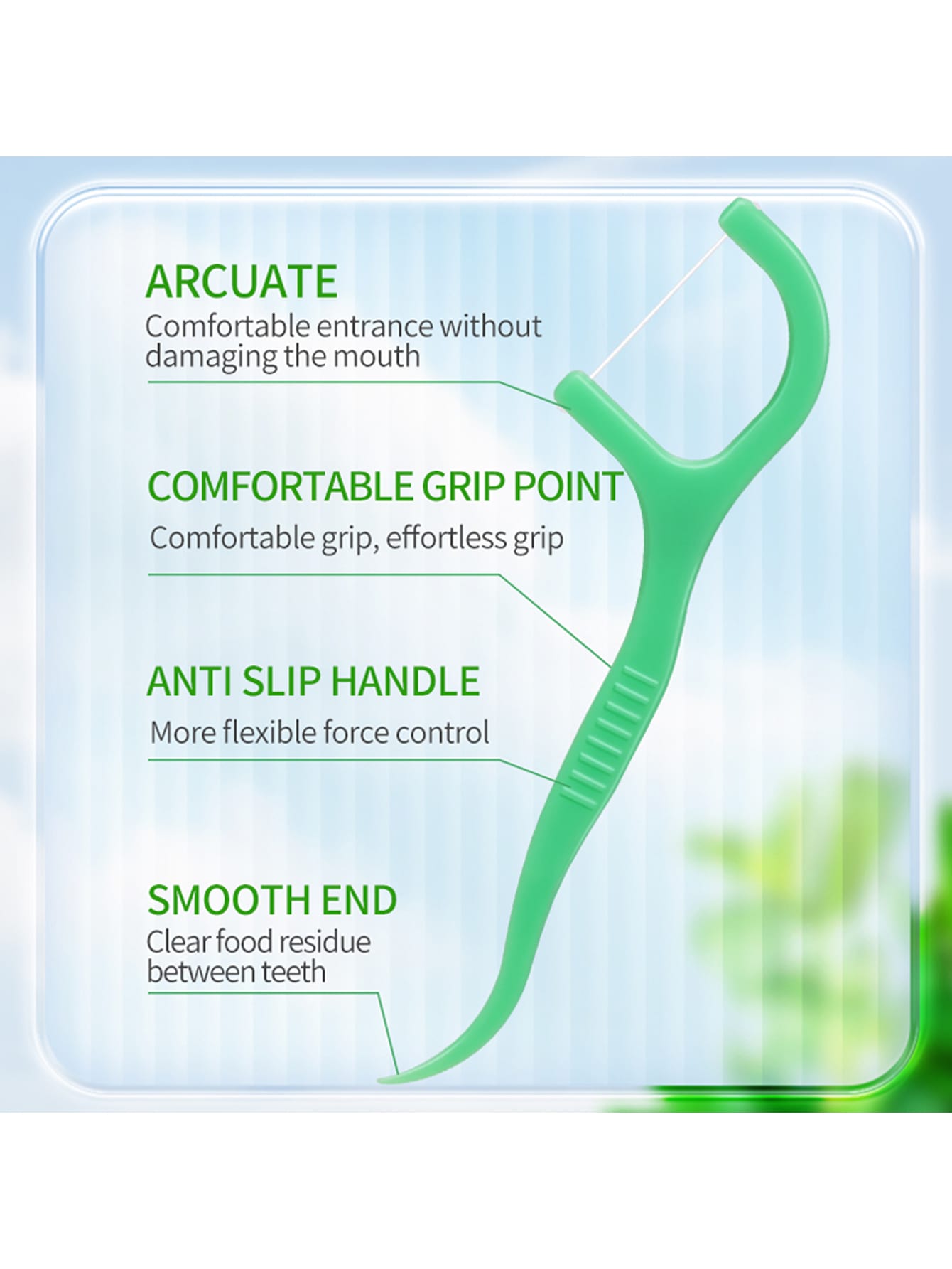Mint Flavored Dental Floss Stick | SHEIN EUR