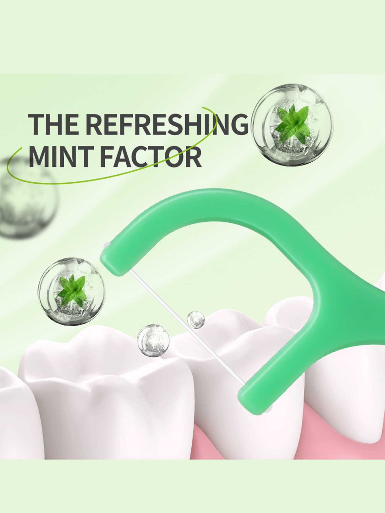 Mint Flavored Dental Floss Stick | SHEIN EUR