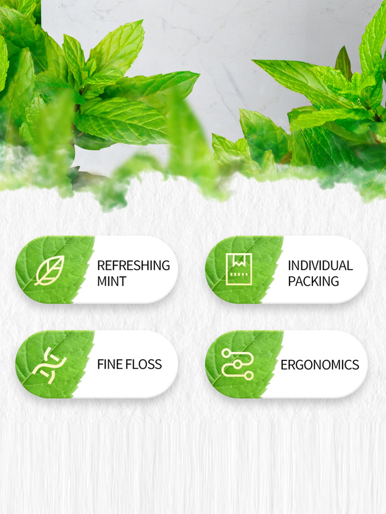 Mint Flavored Dental Floss Stick | SHEIN EUR