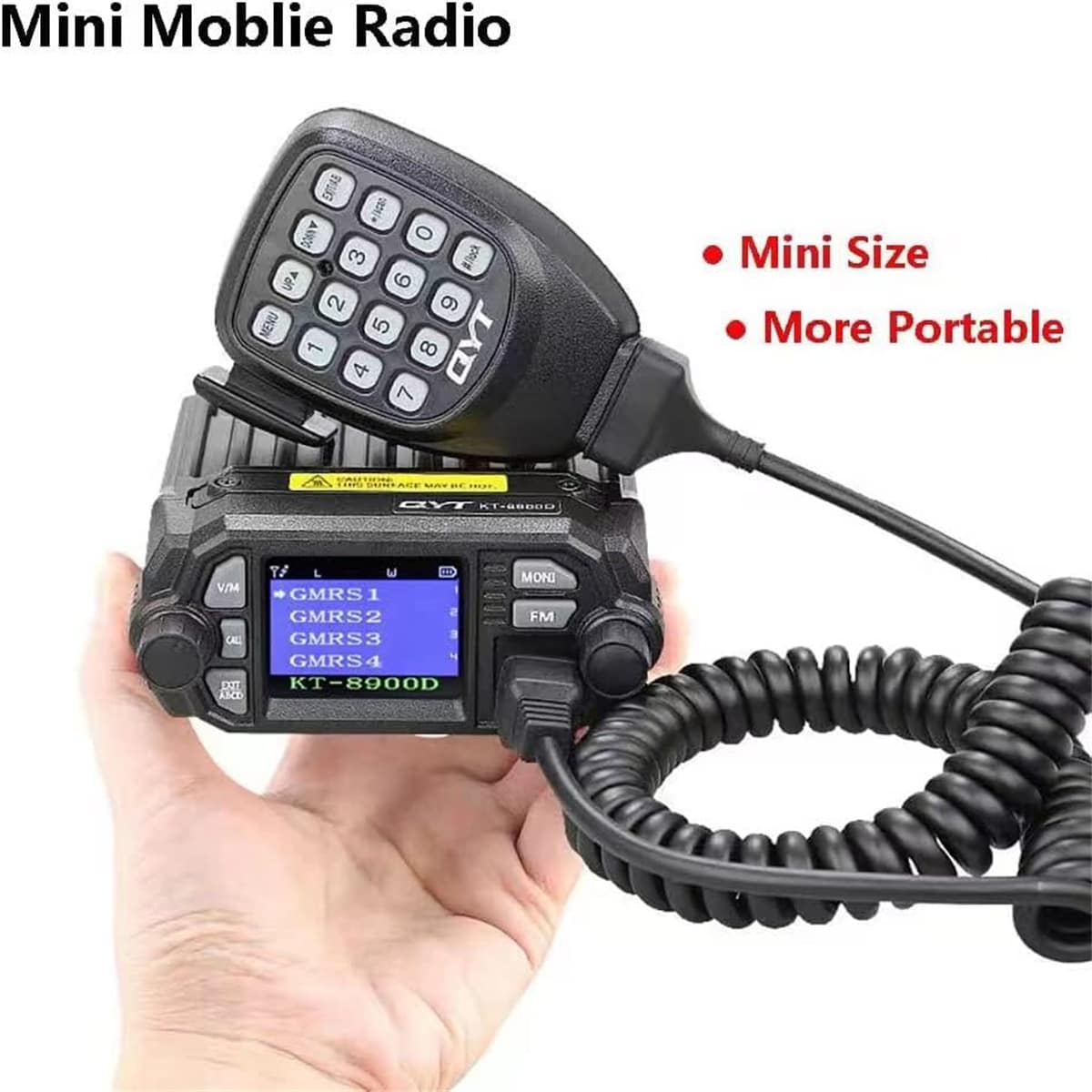 Radio móvil QYT KT-8900D GMRS de banda dual con cuádruple en espera ...
